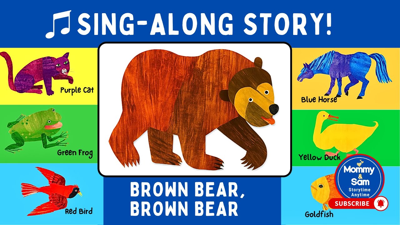 Brown Bear Brown Bear What Do You See | Animated Read Aloud with Animal ...