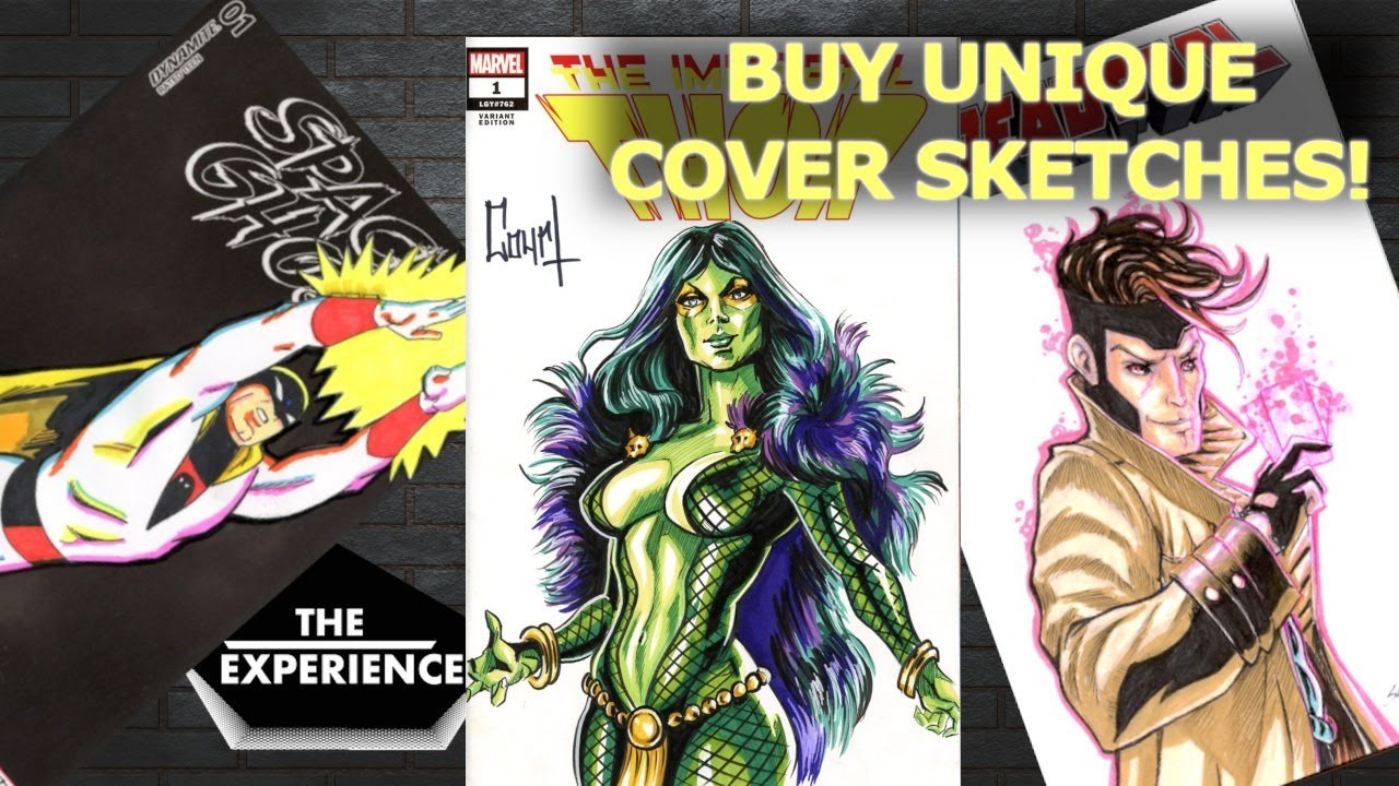 ONE-OF-A-KIND SKETCH COVERS FOR SALE! Plus The Latest Incentive Covers ...