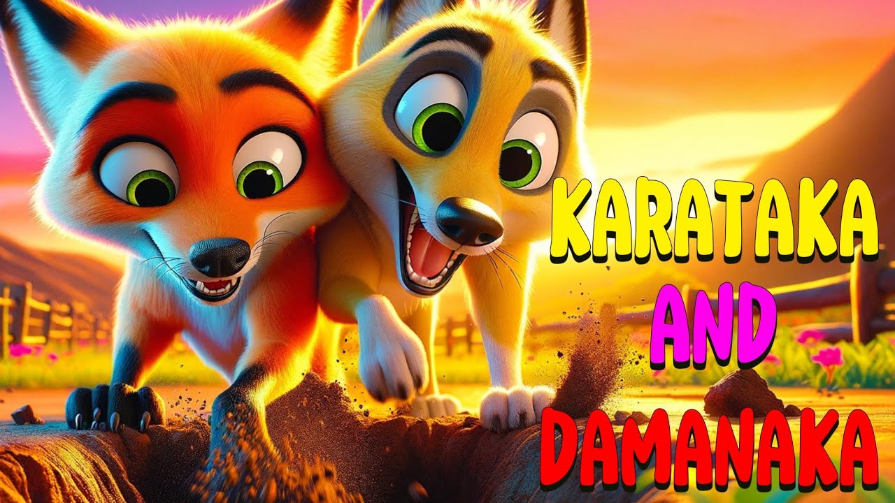 Karataka and Damanaka The Jackals' Tale | children's fairy tales ...