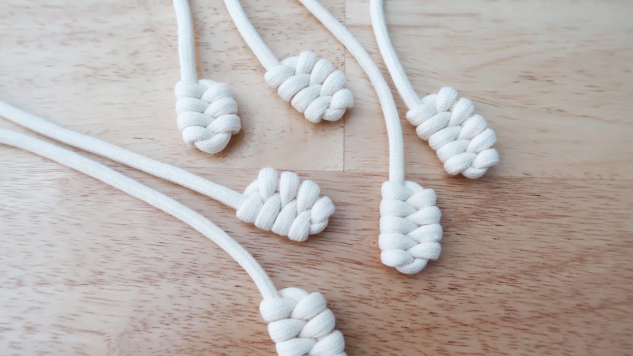 Macrame Knot & Pattern | How to Tie a Fishtail Paracord Tutorial | 마크라메 ...