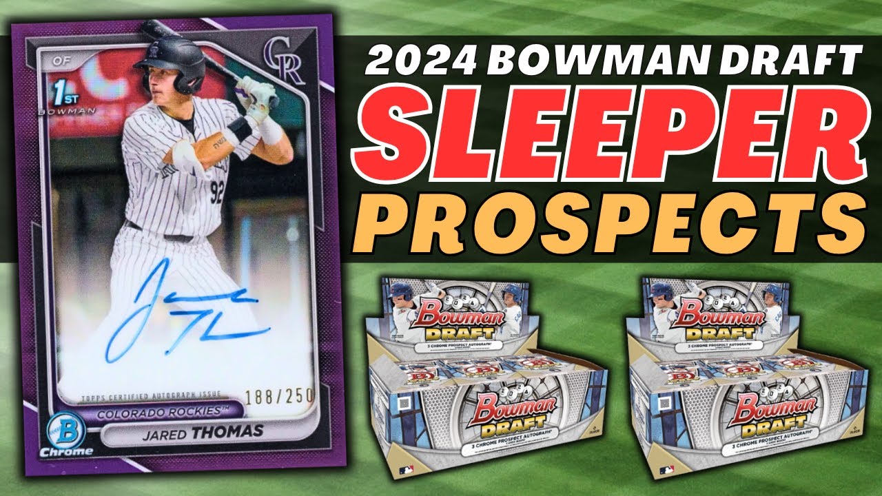 10 Sleeper Prospects in 2024 Bowman Draft & How to Use the PSA Vault ...
