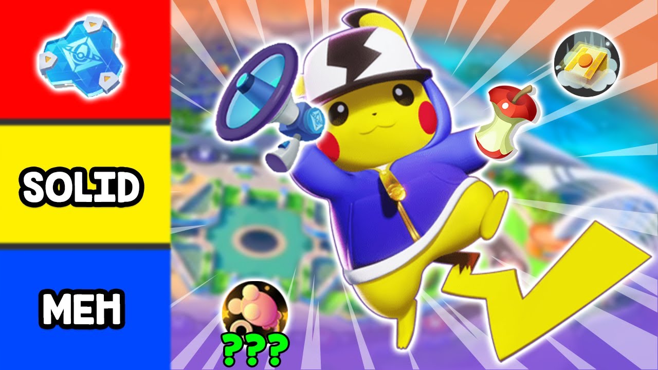 BUDDY BARRIER IS OP! *Item Tier List* - Pokemon Unite (Held/Battle ...