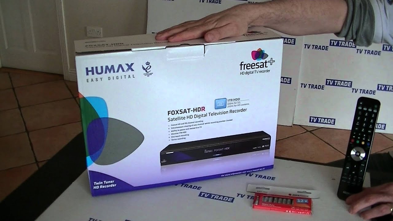 Humax Foxsat HDR Remote Control - YouTube