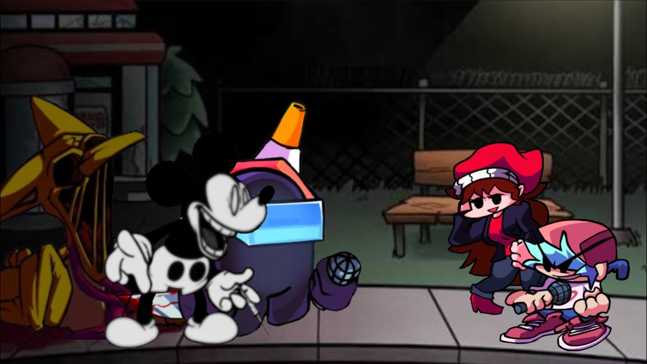 FNF Left Unchecked V2 x Unknown Suffering V2 x Defeat - YouTube