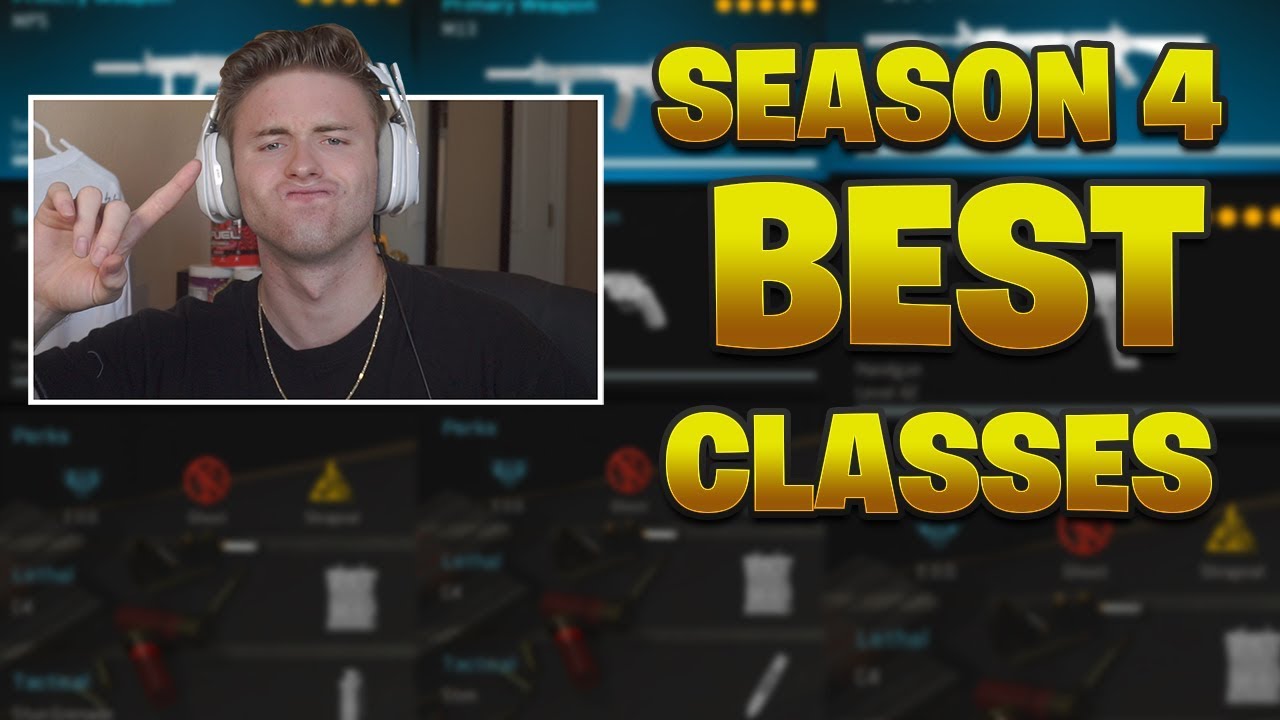 TOP 10 BEST CLASS SETUPS FOR SEASON 4!! (COD MODERN WARFARE SEASON 4 ...