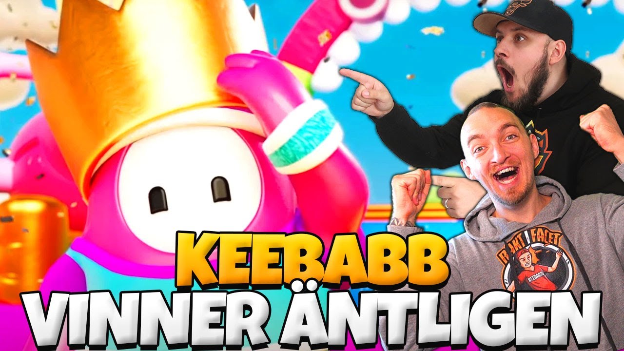 KEEBABB VINNER ÄNTLIGEN I FALL GUYS - YouTube
