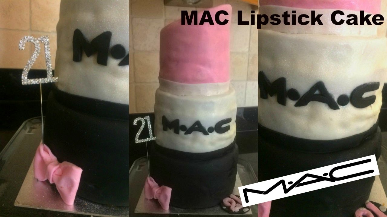 MAC Lipstick Cake! | How to - YouTube