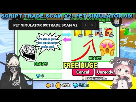 PET SIMULATOR 99! SCRIPT TRADE SCAM V2 NEW UPDATE | SCRIPT NO KEY ...