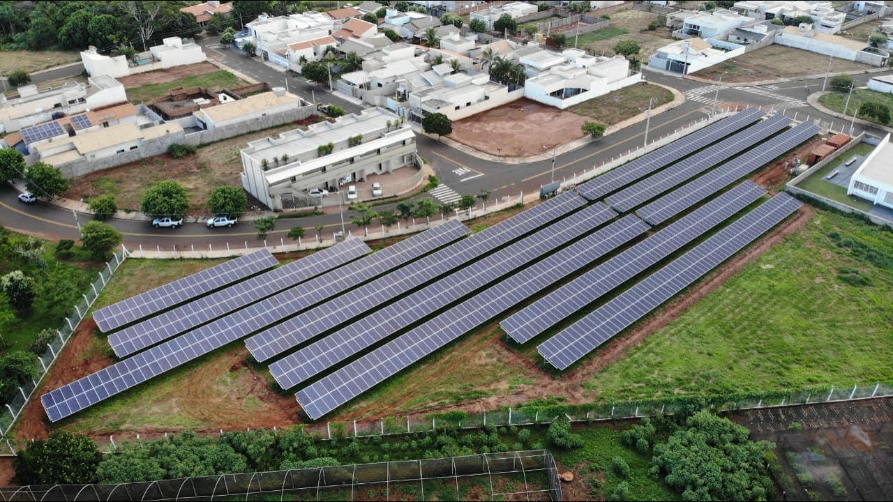 Usina de Energia Solar de Santa Fé do Sul é inaugurada - YouTube
