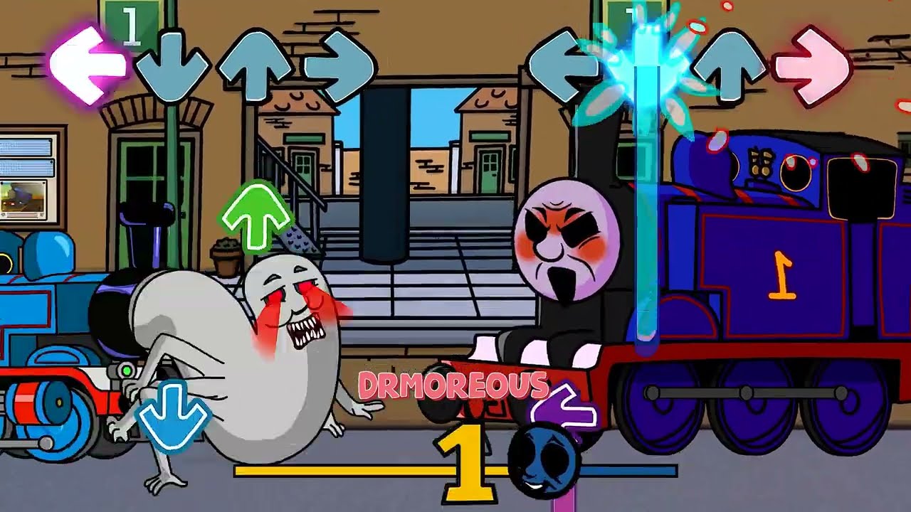 FNF Thomas the Tank & Cursed Thomas VS OLD Thomas Railway - Friday ...