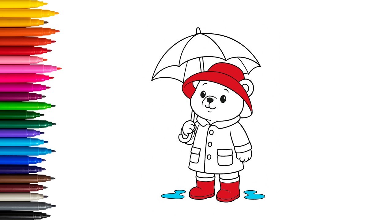How to Draw Paddington Bear 🐻🎨 - YouTube
