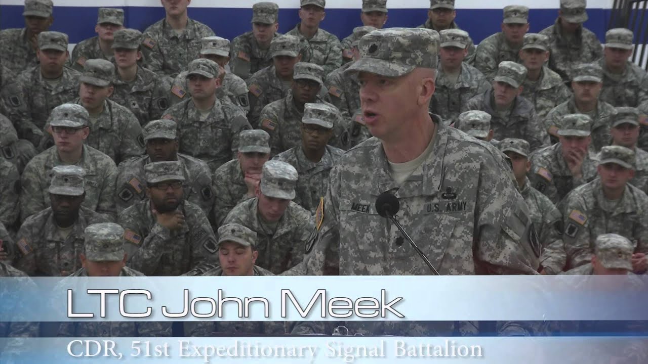 51st ESB C Co Ceremony - YouTube