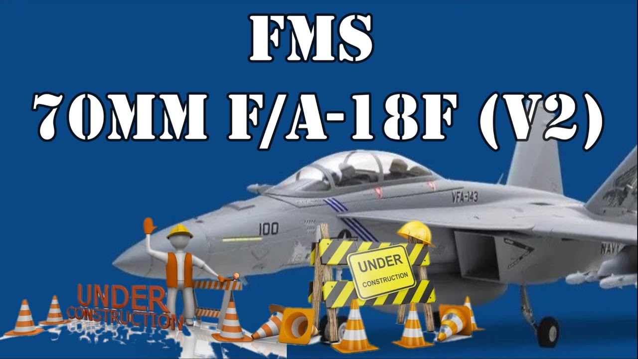 Assembly - FMS 70mm F/A-18F V2 - YouTube