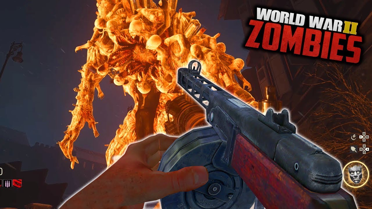 WW2 ZOMBIES - THE CLASSIC PPSH EASTER EGG GAMEPLAY!!! (Call of Duty WW2 ...