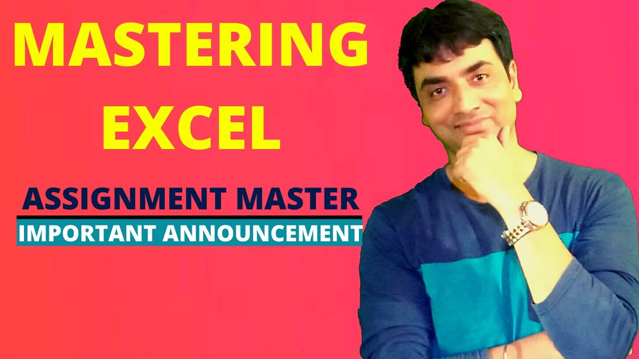Innozant Presents-Mastering Excel Course & Assignment Master | Major ...