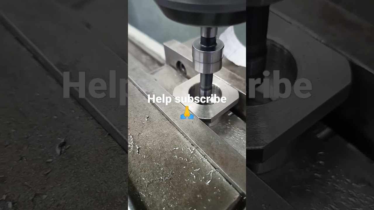center fix presisi setting tengah milling - YouTube