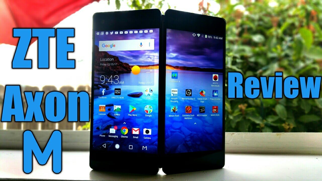ZTE Axon M Full Review - The Foldable Smartphone - YouTube