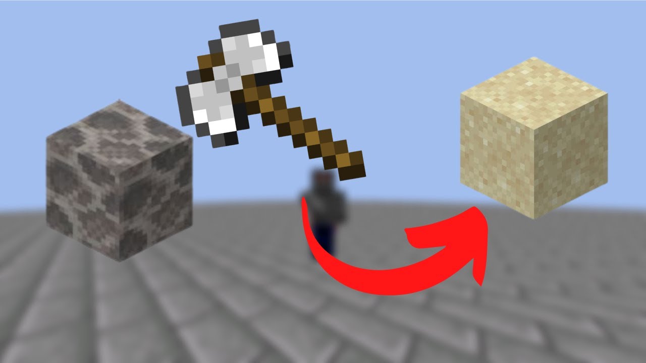 A New SMASHING WAY to get Sand in Minecraft - YouTube