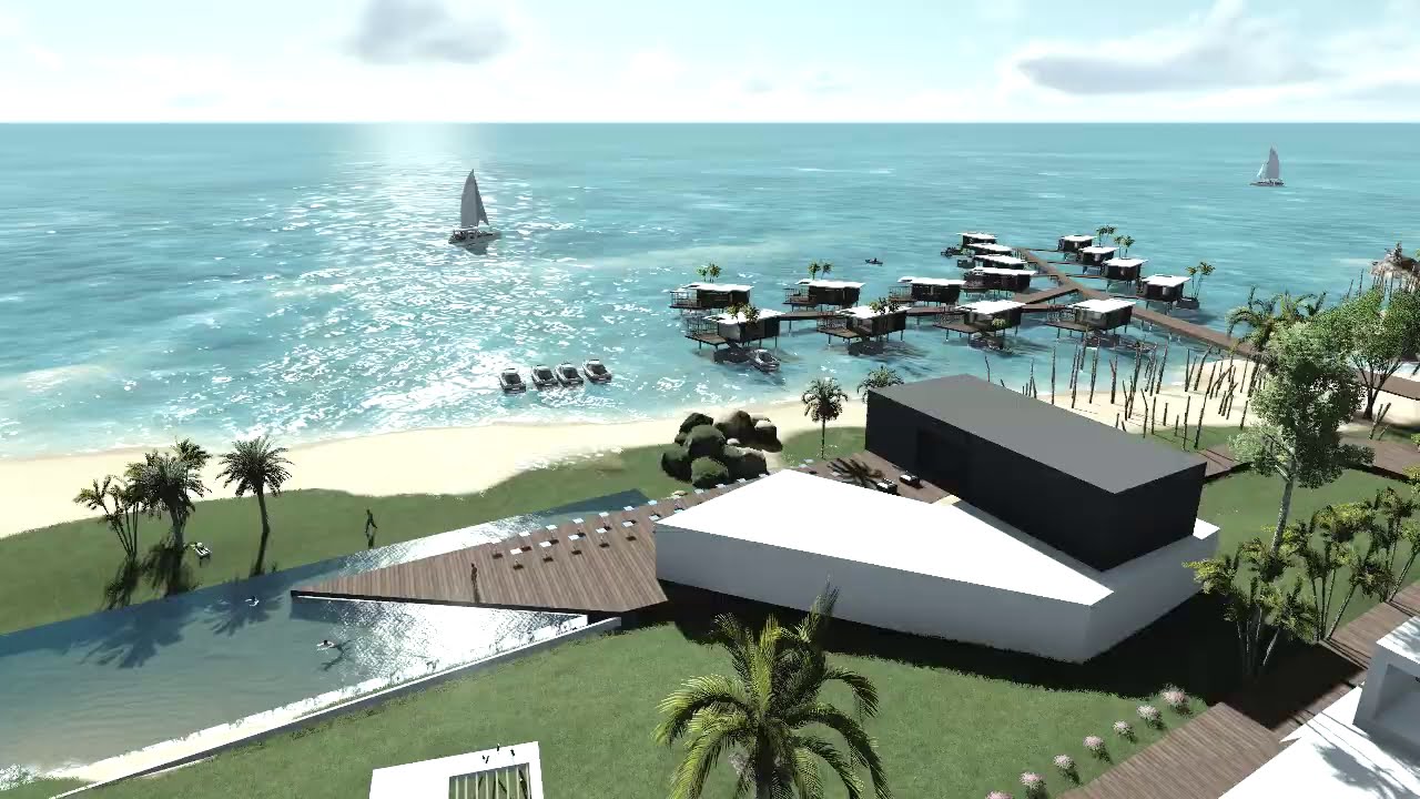 LUMION VIDEO RENDER 3D MASTERPLAN_ ECO RESORT MODULAR - YouTube