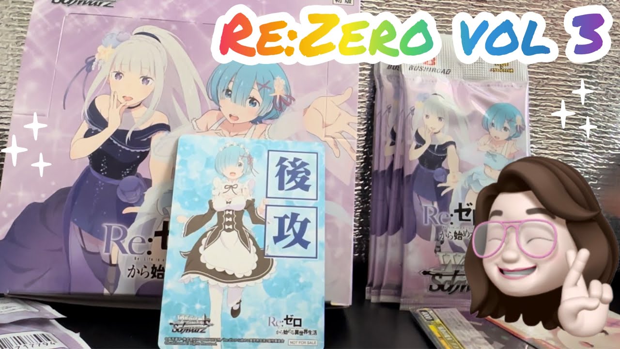 Re:Zero Vol. 3 Starting Life in a Different World Booster Box Opening ...
