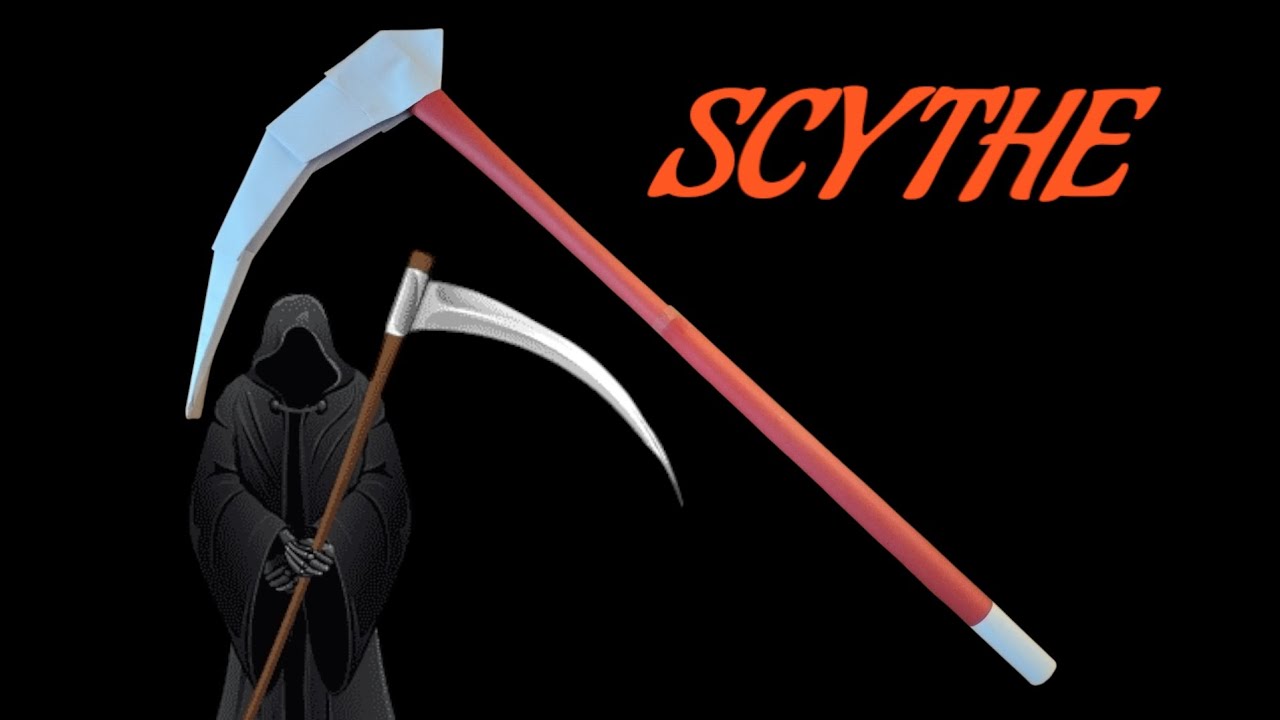 PAPER SCYTHE😲 || Origami Diy || Weapons || Scythe - YouTube
