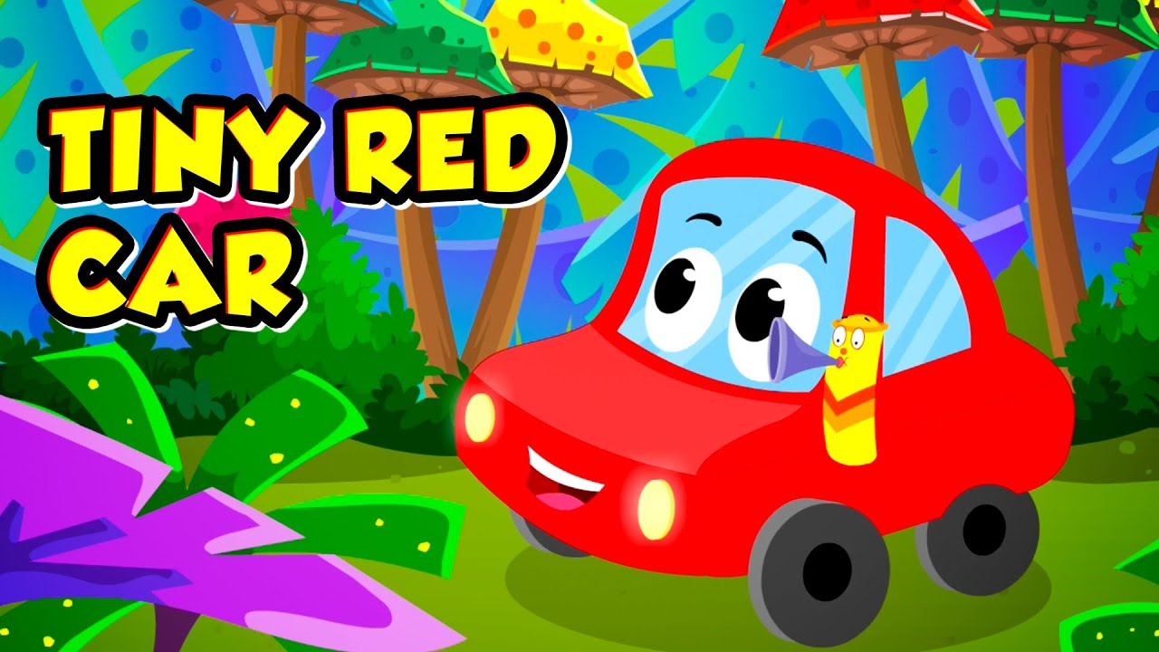 Tiny Red Car Song + More Baby Music & Kindergarten Videos by Kids ...