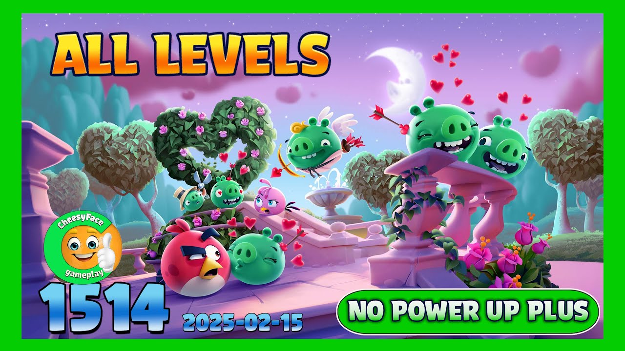 ALL LEVELS - HOW TO GET 3 Stars ANGRY BIRDS FRIENDS TOURNAMENT 1514 NO ...