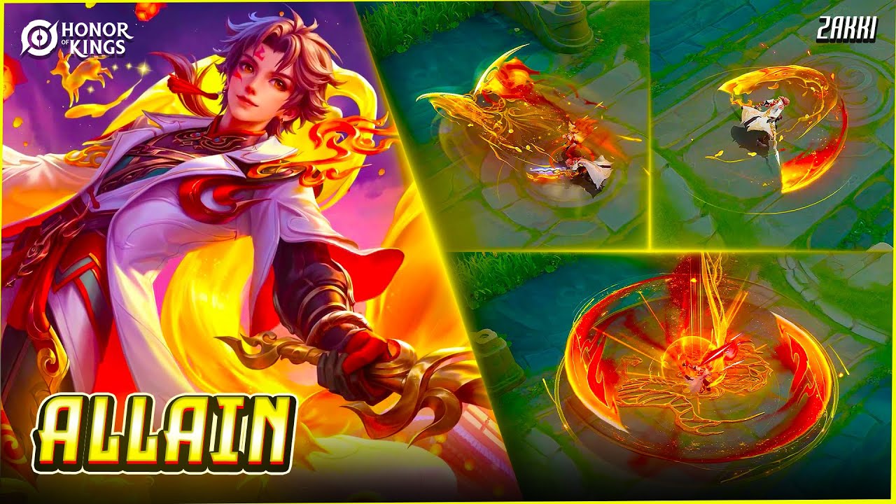 Honor of Kings | Allain - Epic Skin | Skin Showcase HOK CN - YouTube