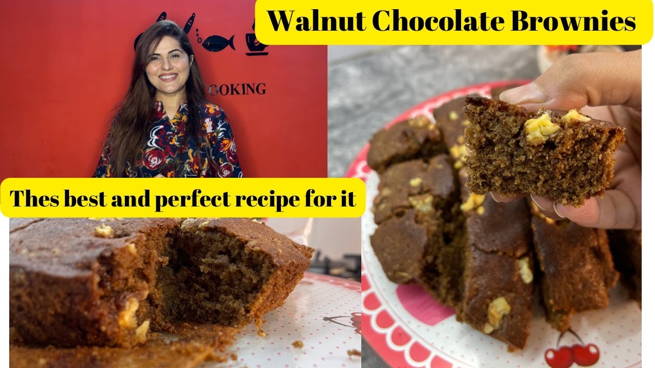 Chocolate Walnut Brownies| Best brownie Recipe| Perfect Walnut Cholate ...