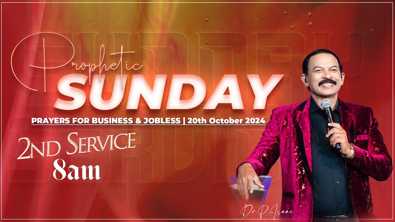 Prophetic Sunday Live 2nd Service || 20th Oct 2024 || Paralokanestham ...