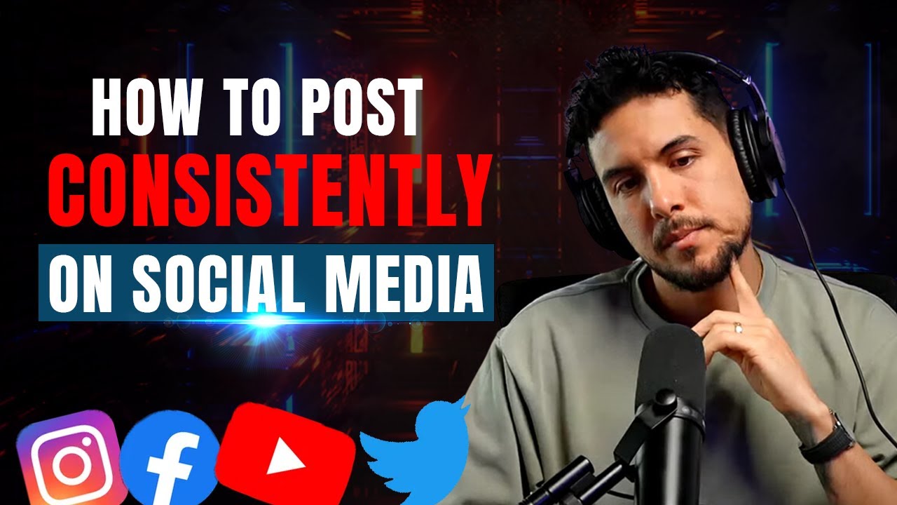 How to Post Consistently on Social Media - YouTube