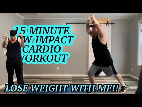 15 Minute Low Impact Cardio Workout At Home ( Lose Weight With Me ...
