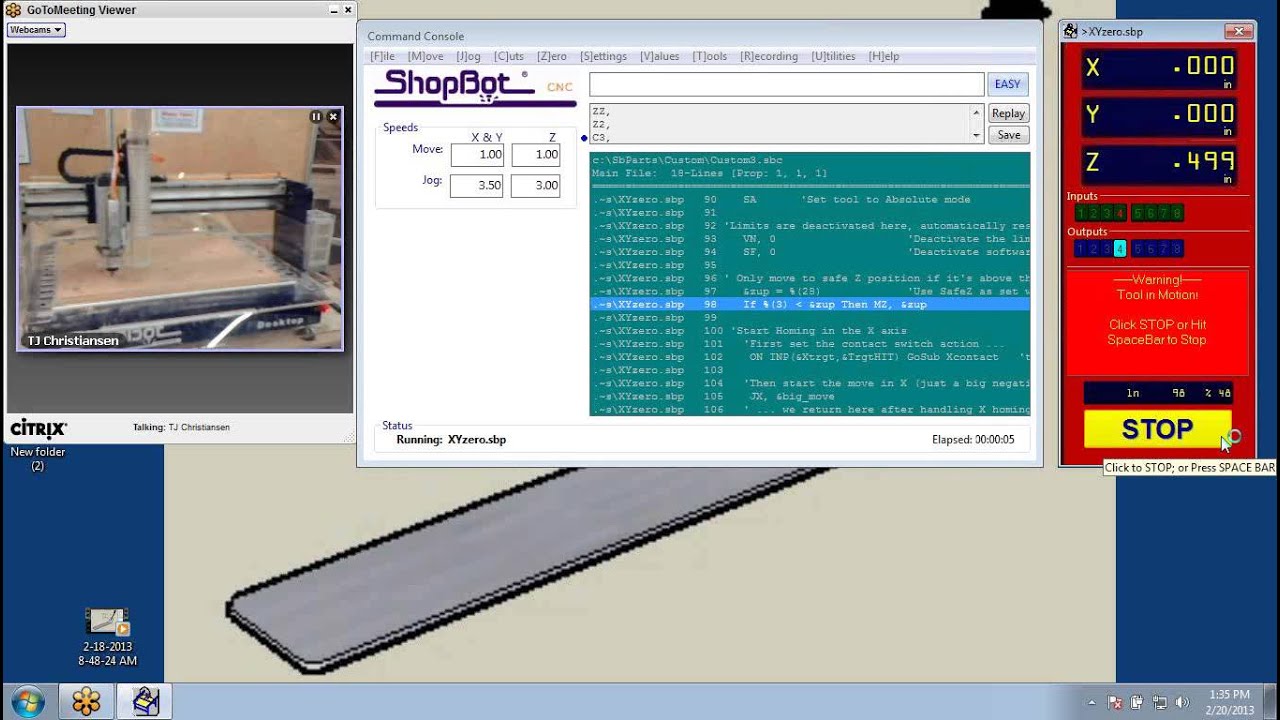 ShopBot Control Software Basics - YouTube