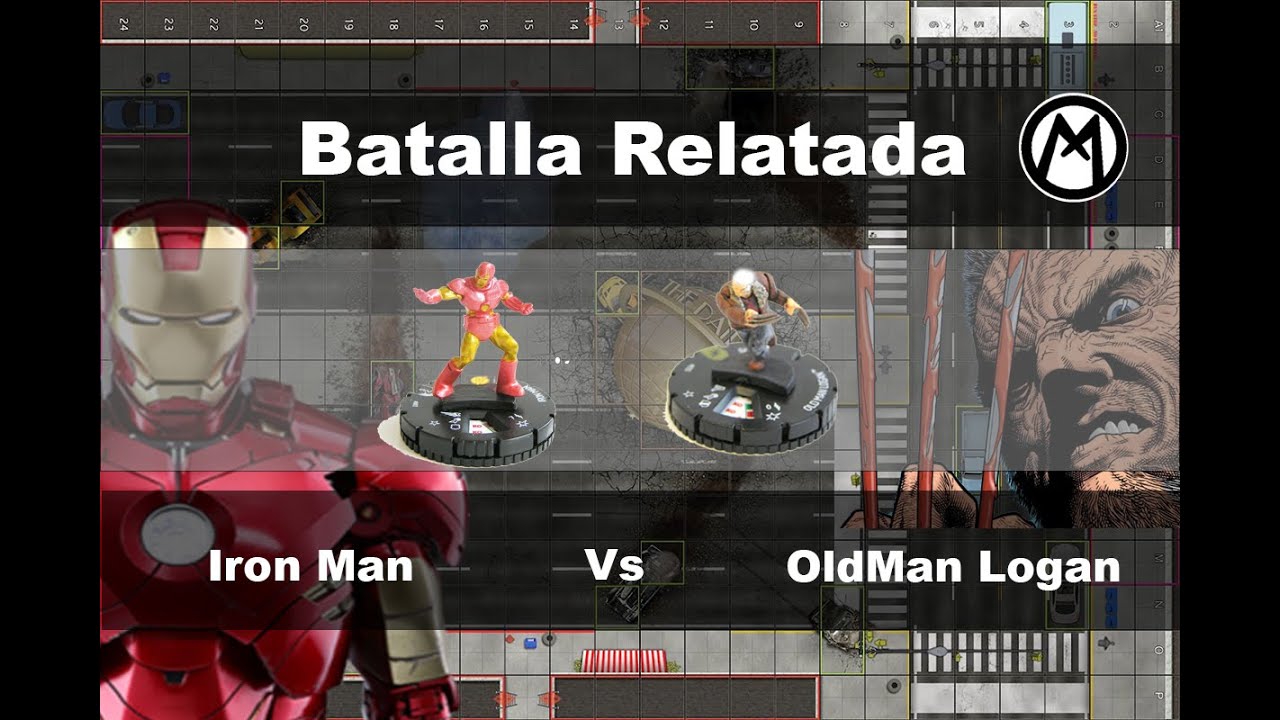 💪 Batalla Heroclix Team Iron Man vs Old Man Logan - YouTube