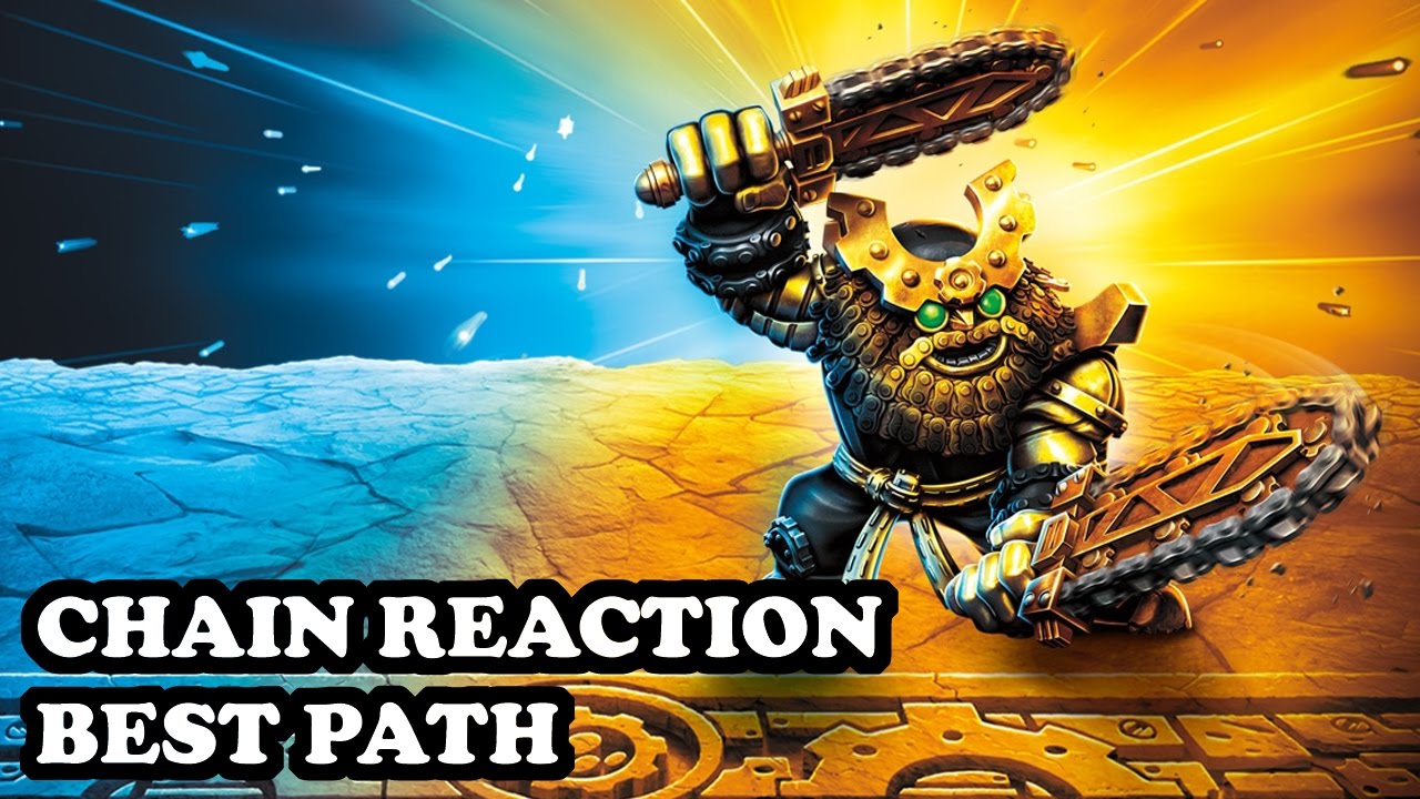 Skylanders Imaginators - Chain Reaction - Lightning Chainsaw Combos ...