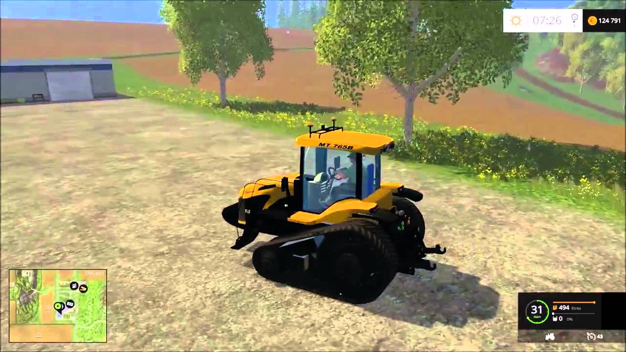 FS15 mod | CAT Challenger MT875E - YouTube