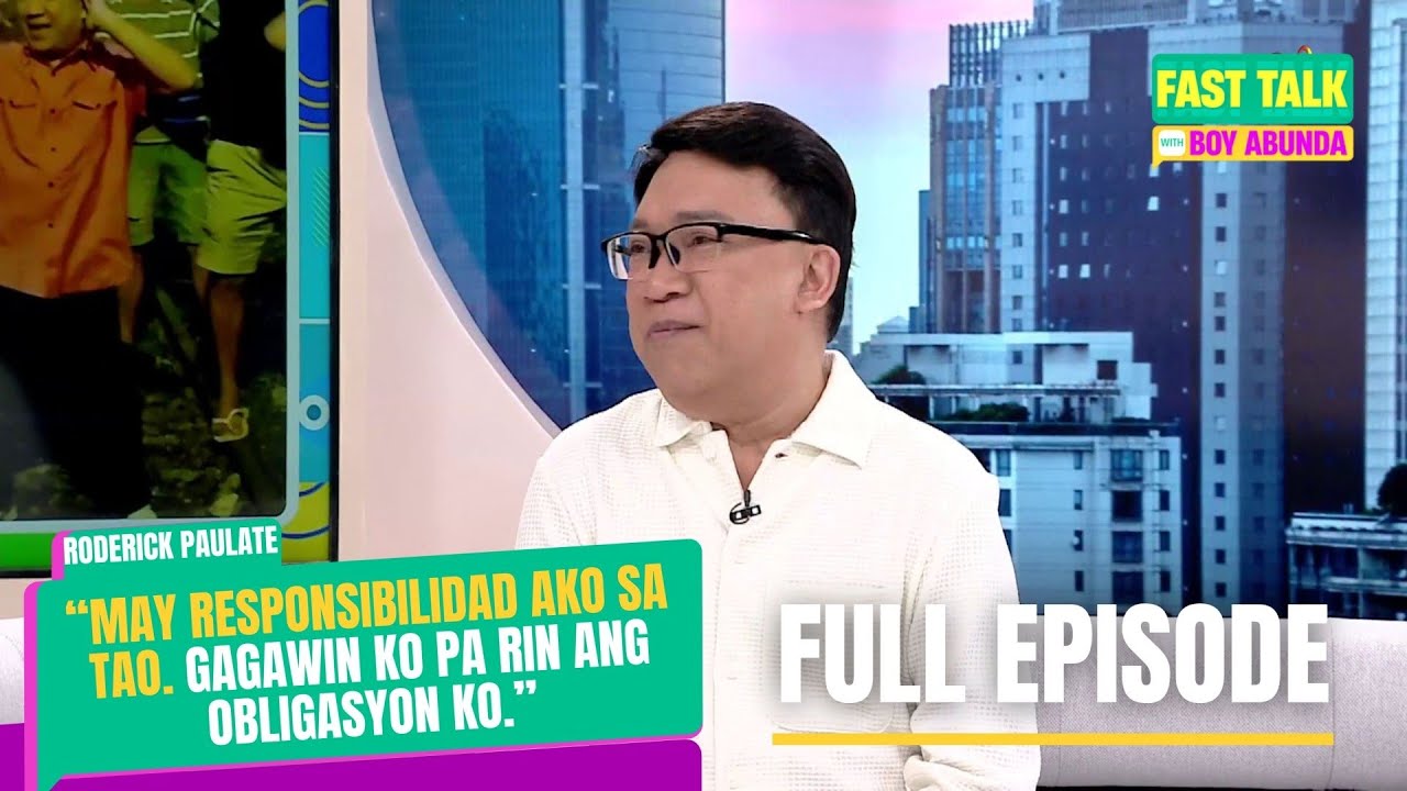 Fast Talk with Boy Abunda: Ang veteran COMEDIAN, Roderick Paulate ...