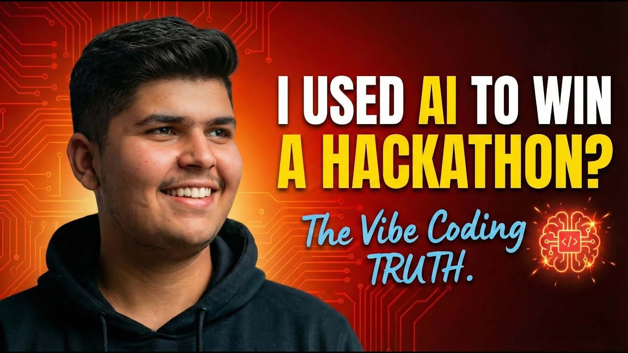 I Won a Hackathon Using “Vibe Coding”… But It Cost Me Something | Arpit ...