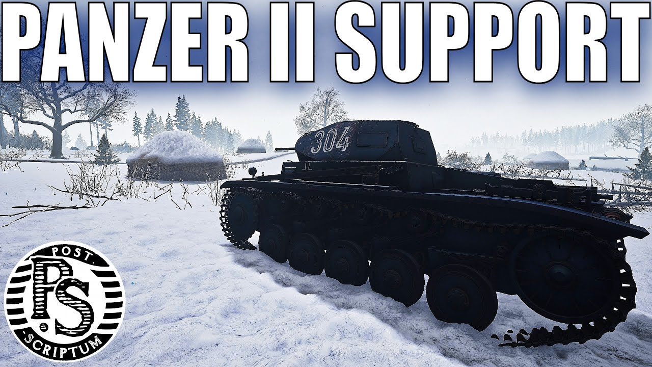 Panzer 2 Infantry Support Gameplay in Post Scriptum - YouTube