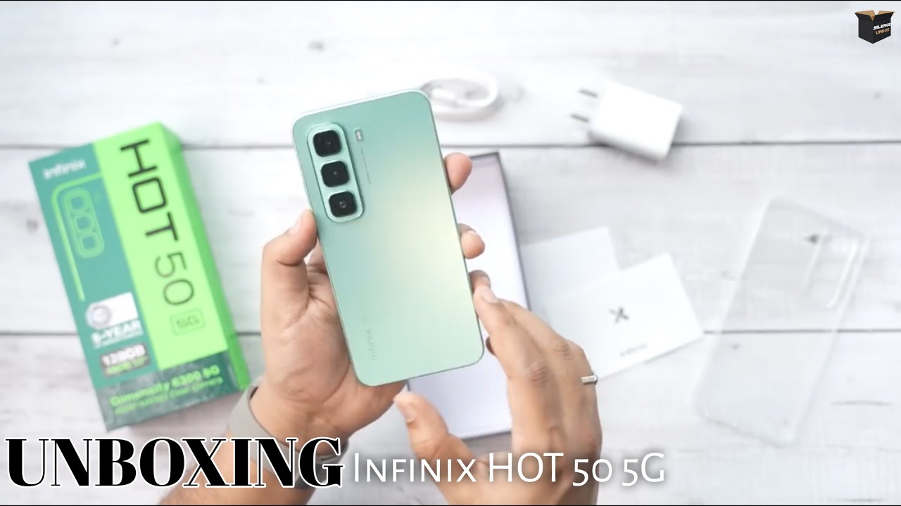 Unboxing | infinix hot 50 5G | Silence UNBOX | - YouTube