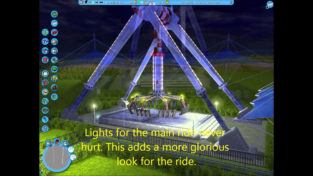 Rct3 - How to make flat rides look better. - YouTube