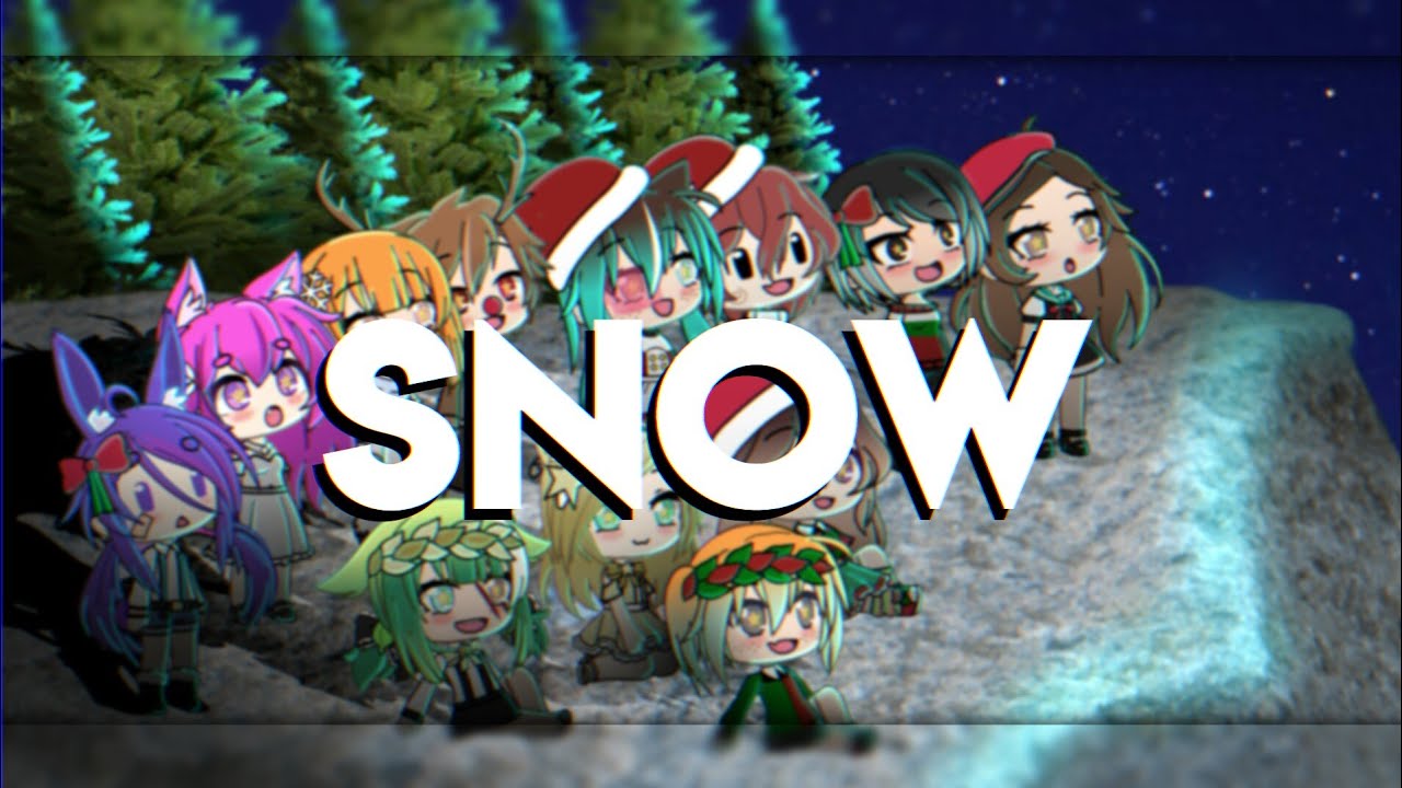 Snow meme || gacha life || test 3d || gift: people i want💖 - YouTube