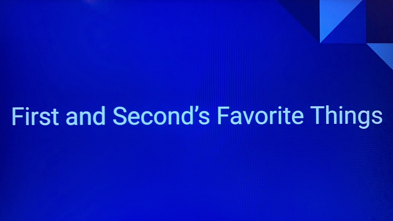 First and Second Grade’s Favorite Things - YouTube