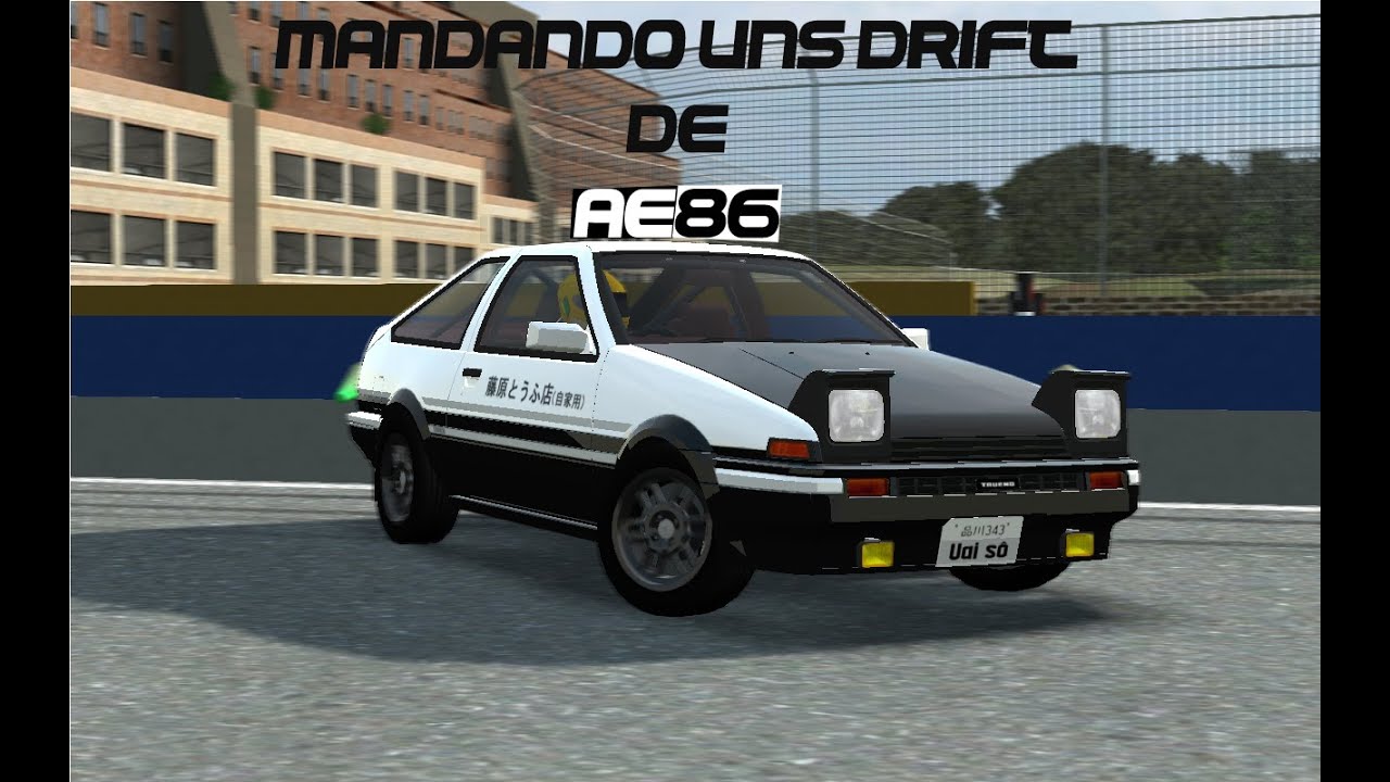 Mandando uns drift de AE86 LFS Drift - YouTube