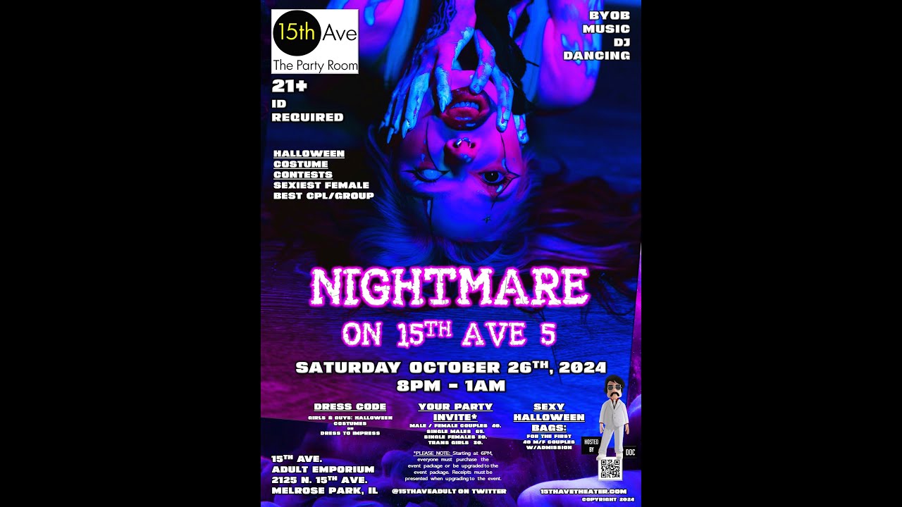2024 Nightmare on 15th Ave 5 Halloween Party Preview in Chicago! 10/26 ...