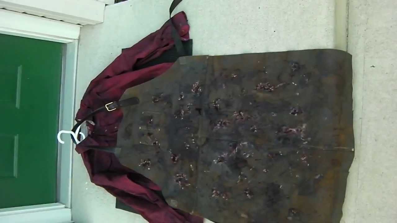 Texas Chainsaw 3D Massacre Leatherface Costume Apron Shirt - YouTube
