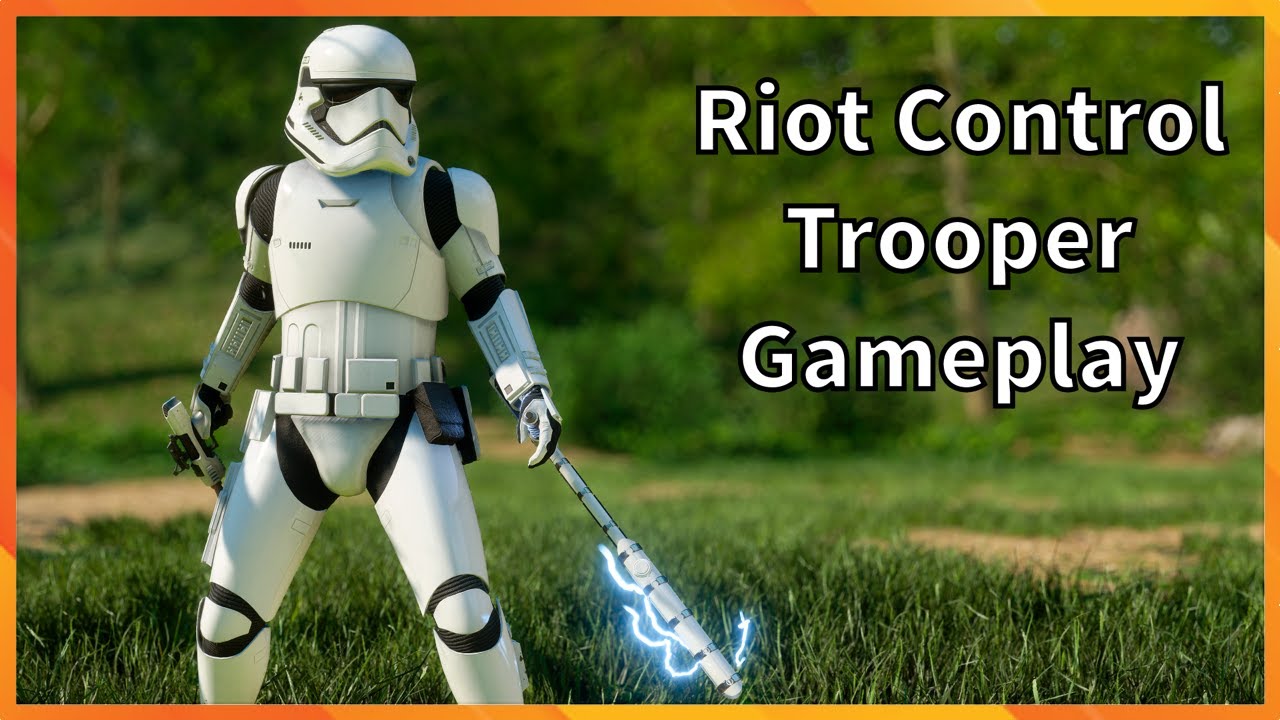 Riot Control Trooper Gameplay Star Wars Battlefront 2 - YouTube