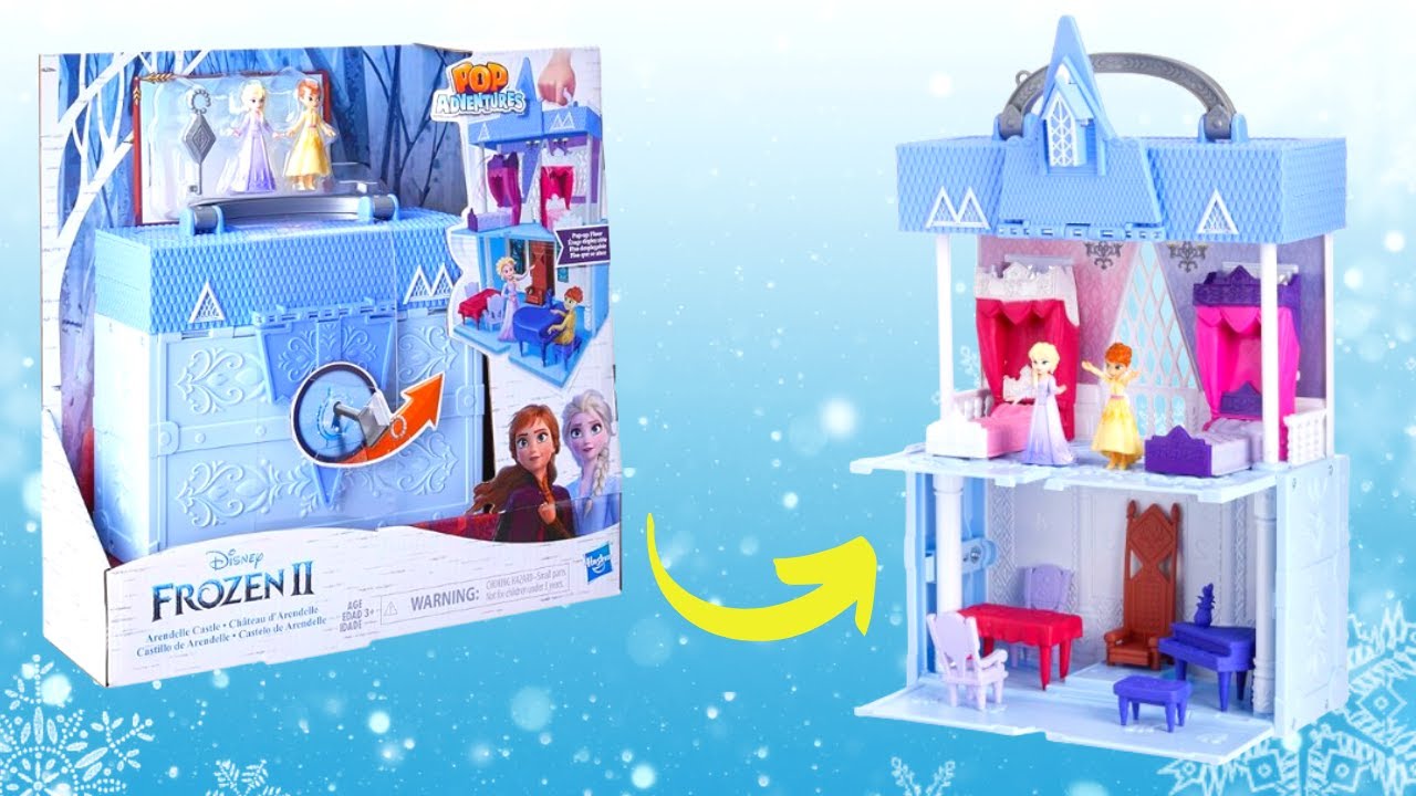 Unbox Demo Pop Adventures Frozen 2 Toy Castle | Anna and Elsa Toys ...