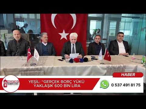 Alim Yeşil’den Borç İddialarına Yanıt: “Esnaf Odaları Birliği’nin Kapatılamayacak Borcu Yok”