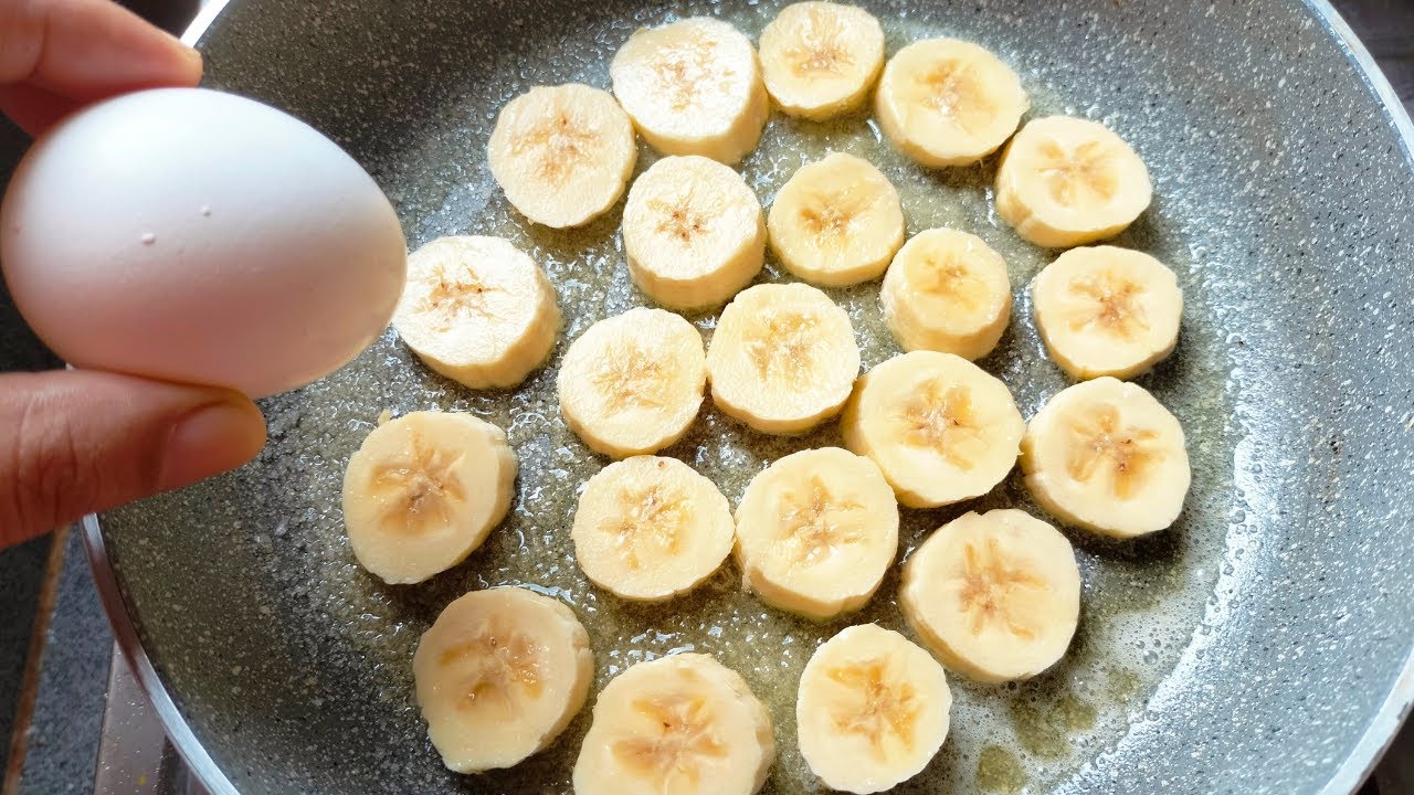 Just Add Egg with Bananas and The Result Will be Surprised You | Simple ...